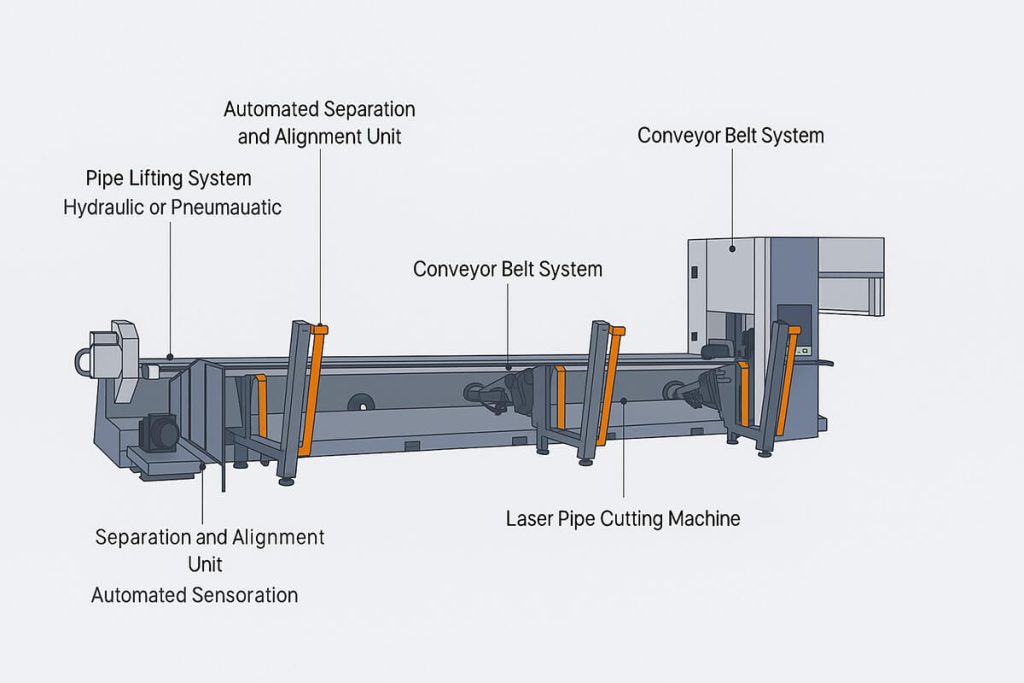Automatic Pipe Loading Machine - DurmaPress